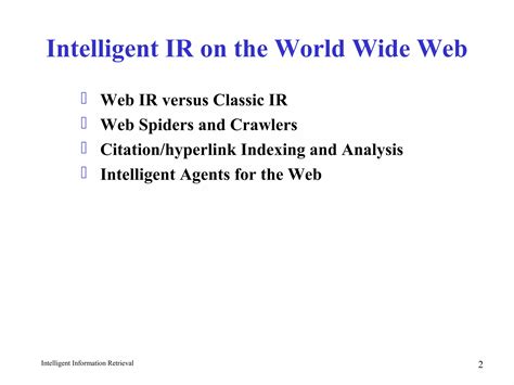Information Retrieval Ppt