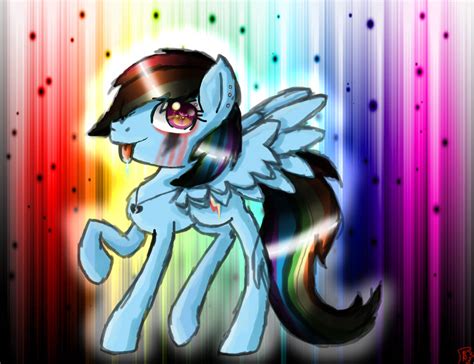 Emo Rainbow Dash By Raspberrycream12 On Deviantart