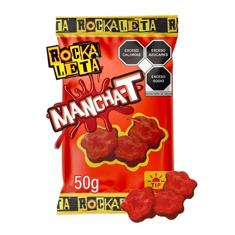 Gomitas Sonrics Rockaleta Mancha T Enchiladas Sabor Piña Y Mandarina