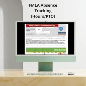 FMLA Absence Tracker Excel Templates For Compliance Digital Download Etsy