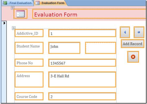 Access 2010 Quickly Set Form Control Padding