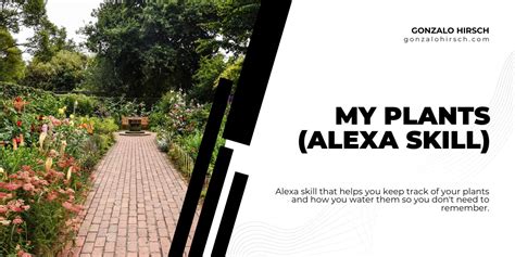 Github Gonzalohirsch Alexa Skill My Plants This Repository Contains The Source Code For An