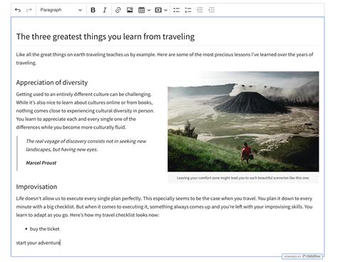 Managing The Powered By Ckeditor Logo Ckeditor 5 Documentation
