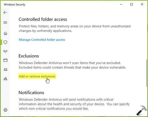 How To Add Exclusion To Windows Security In Windows 11 10