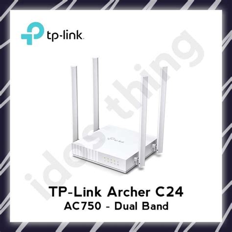 Promo Tp Link Archer C24 Ac750 Dual Band Wifi Router Diskon 23 Di