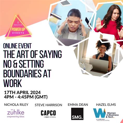 Shecancode On Linkedin Welcome You Are Invited To Join A Webinar The Art Of Saying No And Setting…