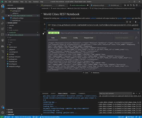 create notebooks folder · issue 6 · randomfractals vscode leaflet · github