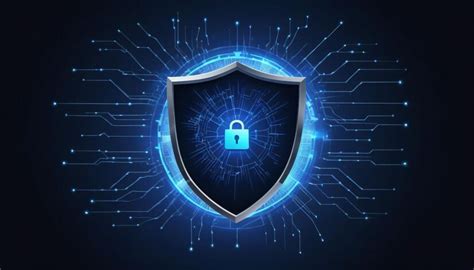 Digital Technology Concept Cyber Security Data Protection Internet Network Connection Premium