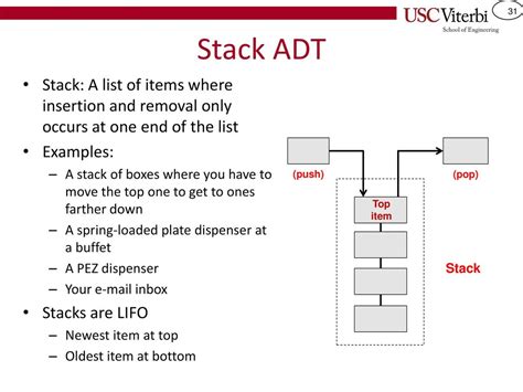 Csci 104 List Adt And Array Based Implementations Queues And Stacks Ppt Download