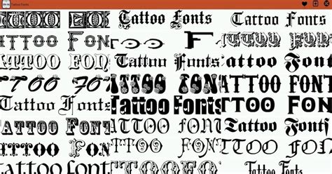 Тату онлайн шрифт Шрифты для тату онлайн подбери красивую фразу для татуировоки