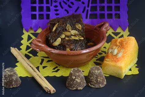 Mexican Traditional Pumpkin Sweet Made With Piloncillo And Cinammon On