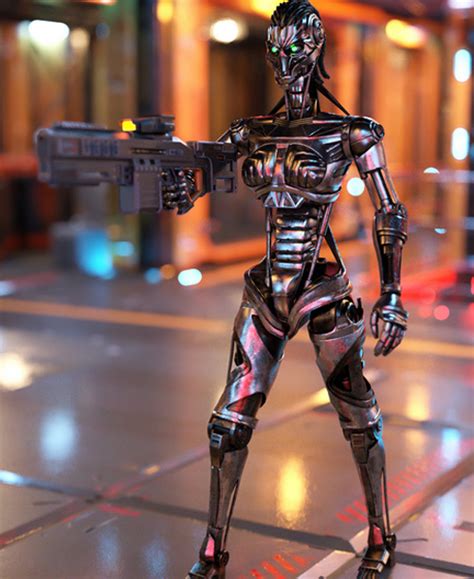 Evil Robot Daz3d And Poses Stuffs Download Free Discussion About 3d Design