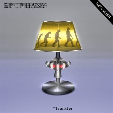 Second Life Marketplace Evolution Real Table Lamp Original Unique