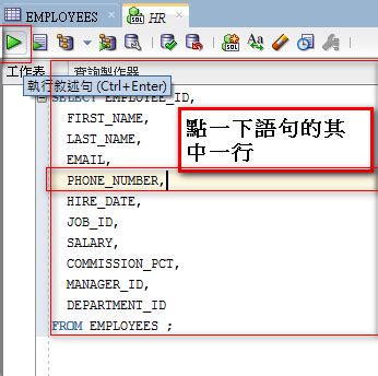 Java程式教學甘仔店 Oracle DB Oracle sqldeveloper工具基本使用查詢及執行用法教學