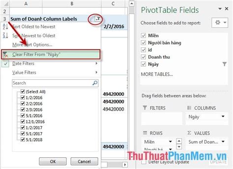 Filtering PivotTable Reports In Excel