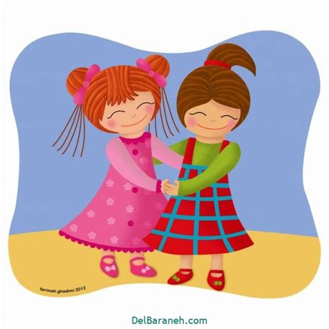 نقاشی درباره دوستی 50 نقاشی و رنگ آمیزی در مورد دوست و دوستی برای