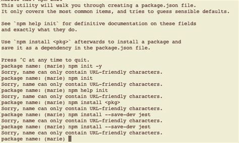Terminal Sorry Name Can Only Contain Url Friendly Characters Error