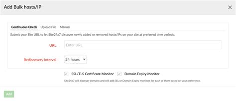 Add A Port Check Online Help Site24x7