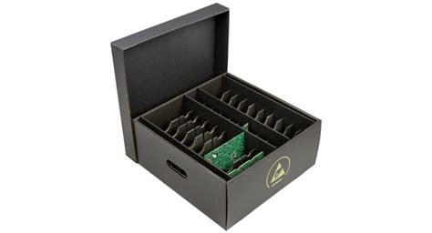 Esd Protection Box With Divider De Pack