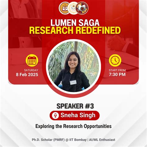 Research Ai Machinelearning Iitmadras Lumensaga Sneha Singh