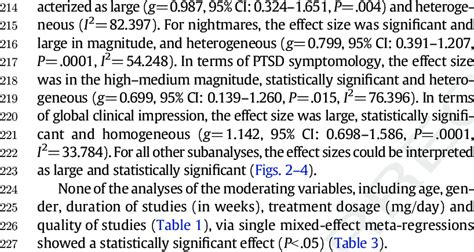 The Estimated Effect Size Is Char Download Table