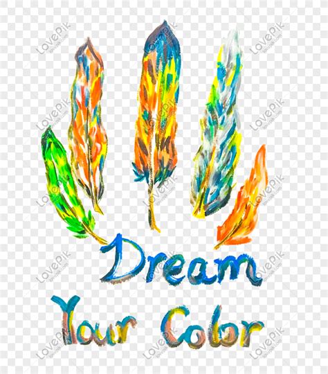 손으로 그린 깃털 Png 일러스트 무료 다운로드 Lovepik