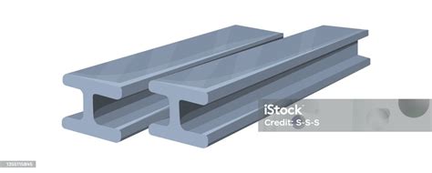 금속 건설 빔 강철 구조 거더 건축 자재 건물을위한 철 구조 프로파일 만화 플랫 벡터 아이콘 일러스트 제강 공장에 대한 스톡 벡터 아트 및 기타 이미지 Istock