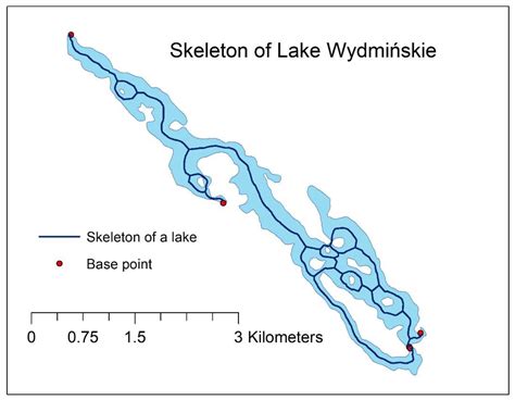 base point split algorithm for generating polygon skeleton lines on the