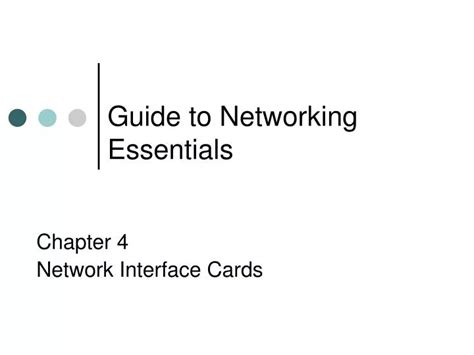 PPT Guide To Networking Essentials PowerPoint Presentation Free Download ID