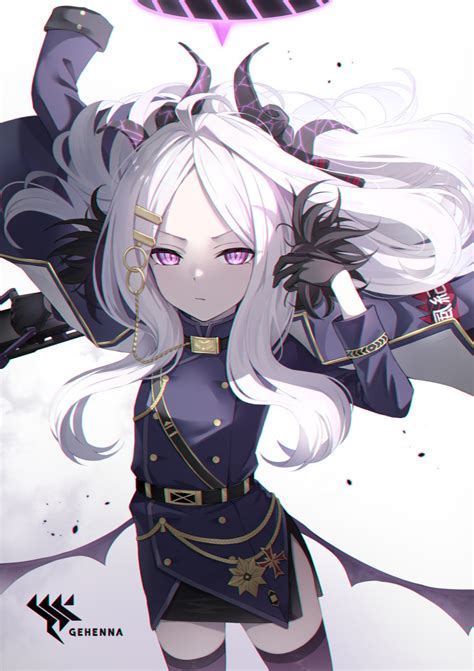 Safebooru 1girl Ahoge Bangs Black Gloves Blue Archive Closed Mouth