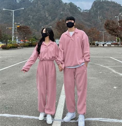 당일출고 후리스세트6color 커플 후리스 크롭 맨투맨 와이드팬츠 트레이닝 에이블리