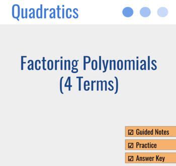 Factoring Quadratic Polynomials Terms Quadratics Polynomials Factoring Polynomials