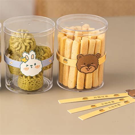 투명한 플라스틱 과자 단지 디저트 케이크 상자 둥근 과자 물통 디저트는 단지 굽기 상자를 밀봉했습니다