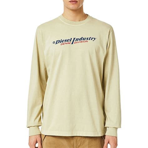 【楽天市場】 Diesel ディーゼル メンズ ロゴプリント ロンt 長袖tシャツ カットソー【t Just Ls Ind】【サイズxs～3xl】【1サイズ程大きめのサイズ感】【サンドベージュ