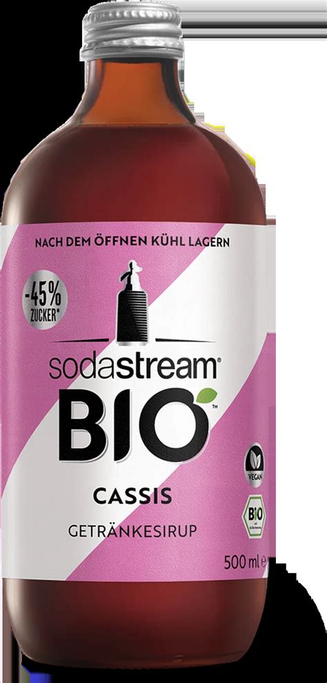Sodastream Organic Cassis Syrup 500 Ml Piccantino Online Shop
