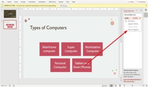 How To Create And Insert Digital Signature In Powerpoint Presentation