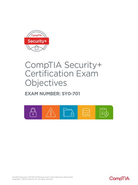 Comptia Security Sy0 701 Exam Objectives 6 0 Pdf Business Computers