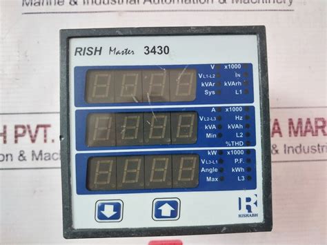 Rishabh Rish Master 3430 Multi Function Meter Aeliya Marine