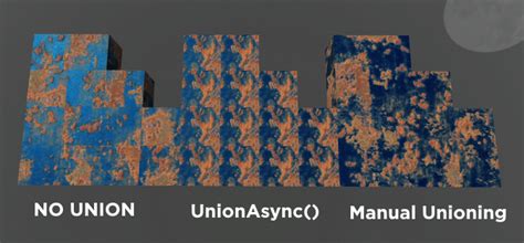 Unions Made Using UnionAsync Aren T Seamless Scripting Support Developer Forum Roblox