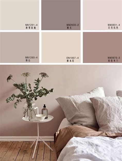 Dusty Pink Bedroom Color Scheme