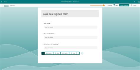 How To Create A Signup Sheet In Microsoft Forms The Jotform Blog