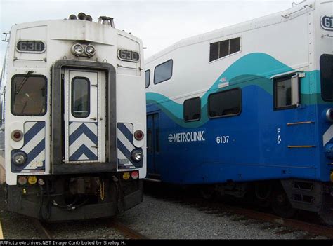 Metrolink Cabcar 630 And Sounder Cabcar 6107 In San Bernadino