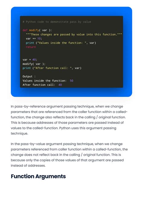 Functions And Arguments In Python Pdf