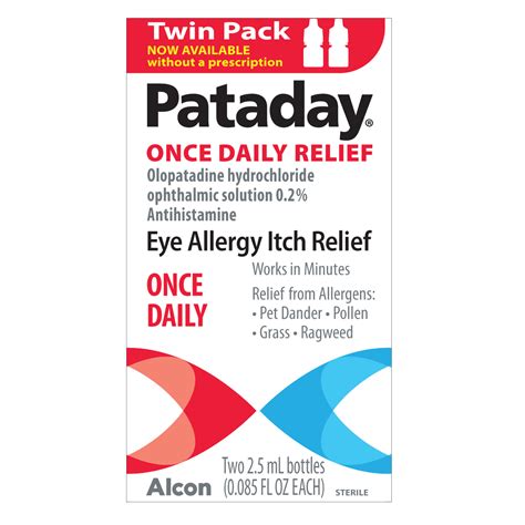 Pataday Once Daily Relief Allergy Eye Drops By Alcon For Eye Allergy
