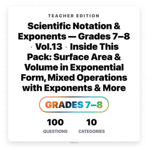 Scientific Notation With Distances — Scientific Notation And Exponents