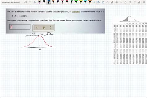 solved let z be a standard normal random variable use the calculator