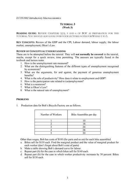 Tutorial 03 Questions Warning Tt Undefined Function 32 1 Econ1002 Introductory