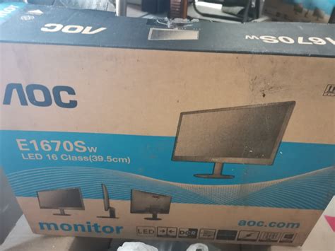 AOC E Sw Inch LED Display Monitor Computers Tech Parts Accessories Monitor Screens
