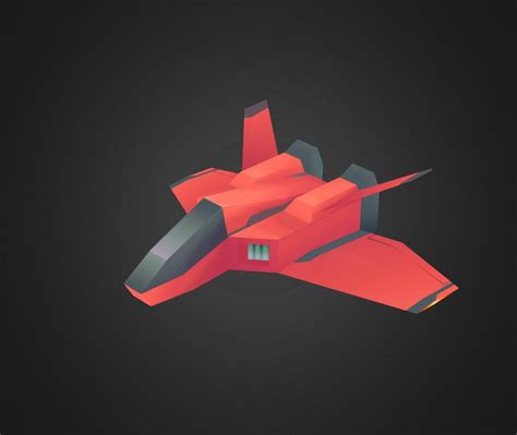Low Poly Space Ship Download Free 3d Model By Chrisonciuconcepts