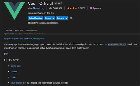 Visual Studio Code vscode vue3 확장 플러그인 Volar 없을때 해결 방법 Vue Official